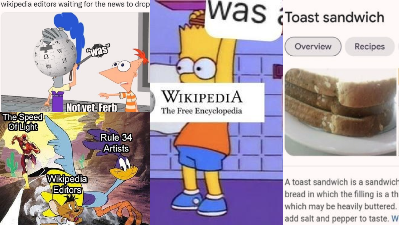 wikipedia editors are so fast i'm not sure they're human!