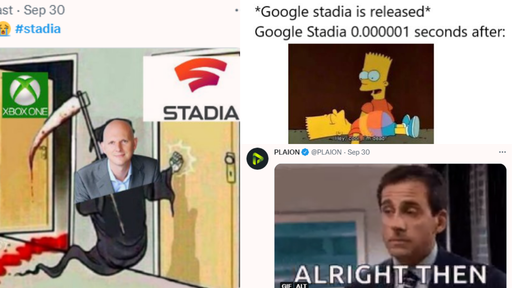 Google shuts down stadia and memes followed