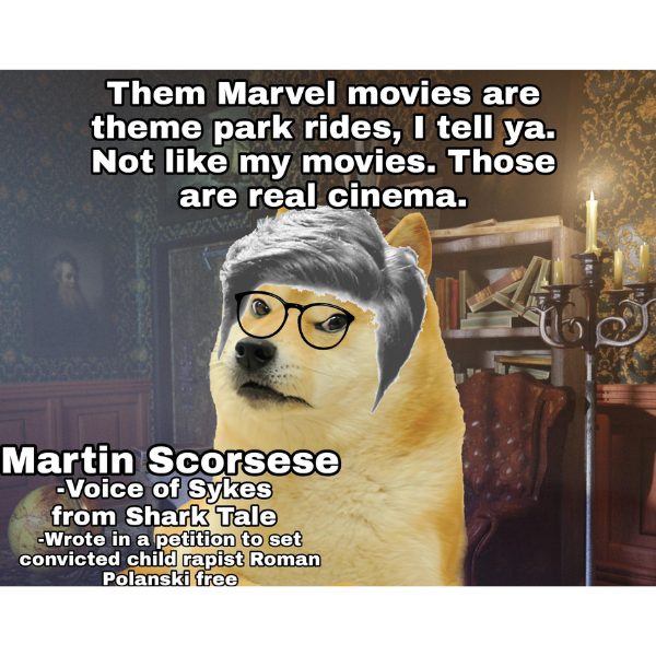 is martin scorsese out of touch as he turns 80, or is it just these memes