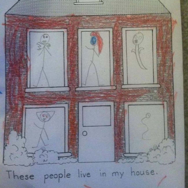 10 Funny Things Kids Drew for International Scribble Day