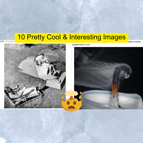 10 Cool & Interesting Images to Waste Your Time