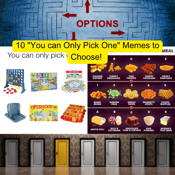 10 "You Can Only Pick One" Memes to Choose From