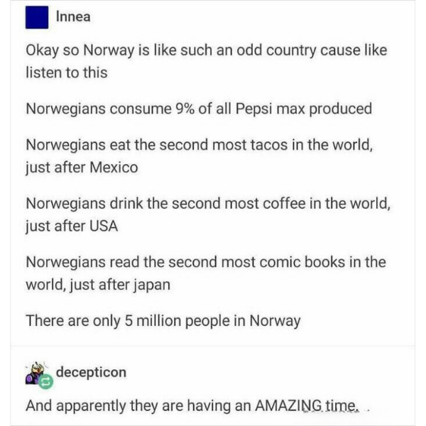 10 Norway Memes to Le Av