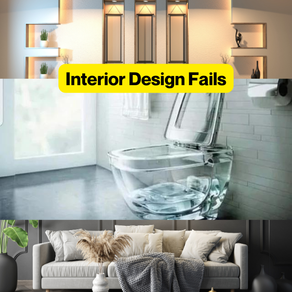 10 Funny Interior Design Fails to Exhibit what *Not* to do